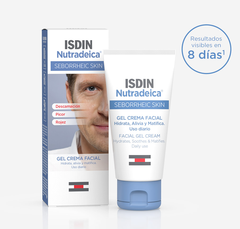 Nutradeica Gel Crema facial para la dermatitis seborreica | ISDIN