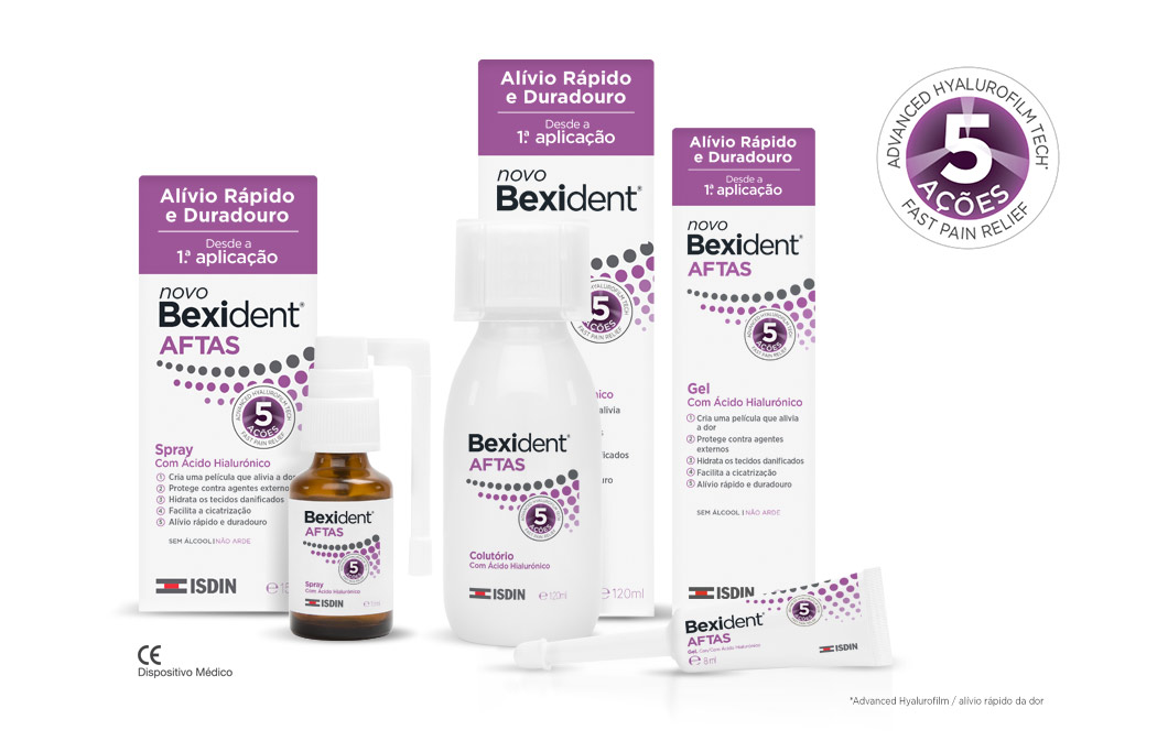 Bexident Aftas tratamento para as aftas e úlceras bucais | ISDIN