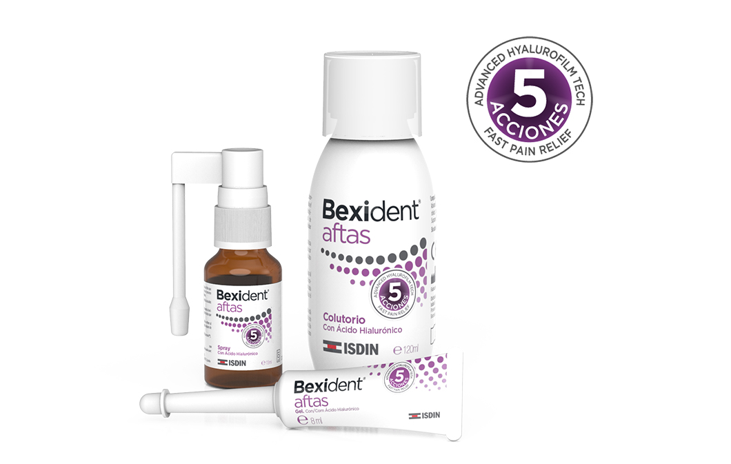 Bexident AFTAS tratamiento para aftas y úlceras bucales | ISDIN