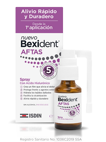 Bexident AFTAS tratamiento frante a las aftas y úlceras bucales | ISDIN